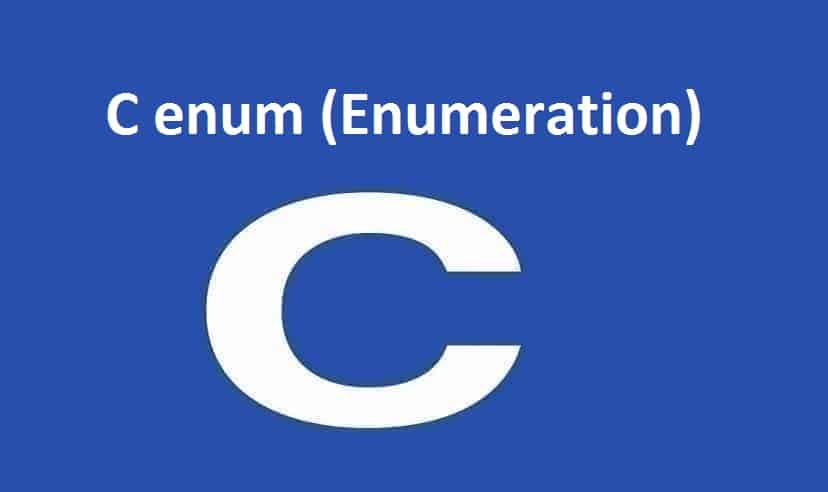 C enum (Enumeration) | Learn C Programming