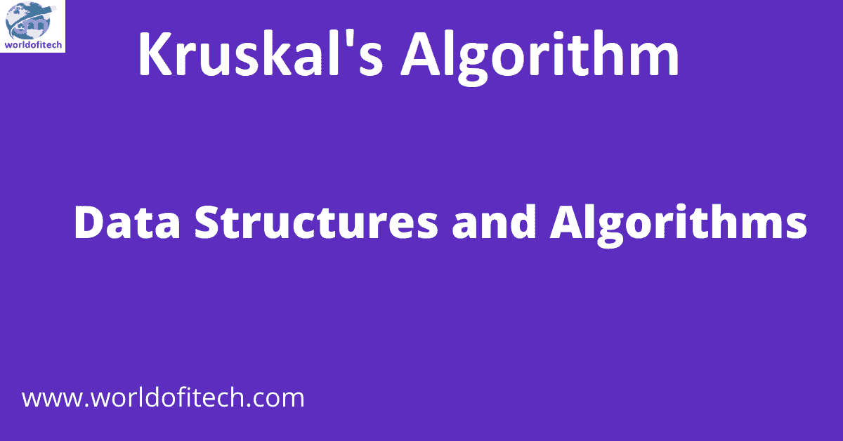 Kruskal's Algorithm | Learn Data Structures and Algorithms