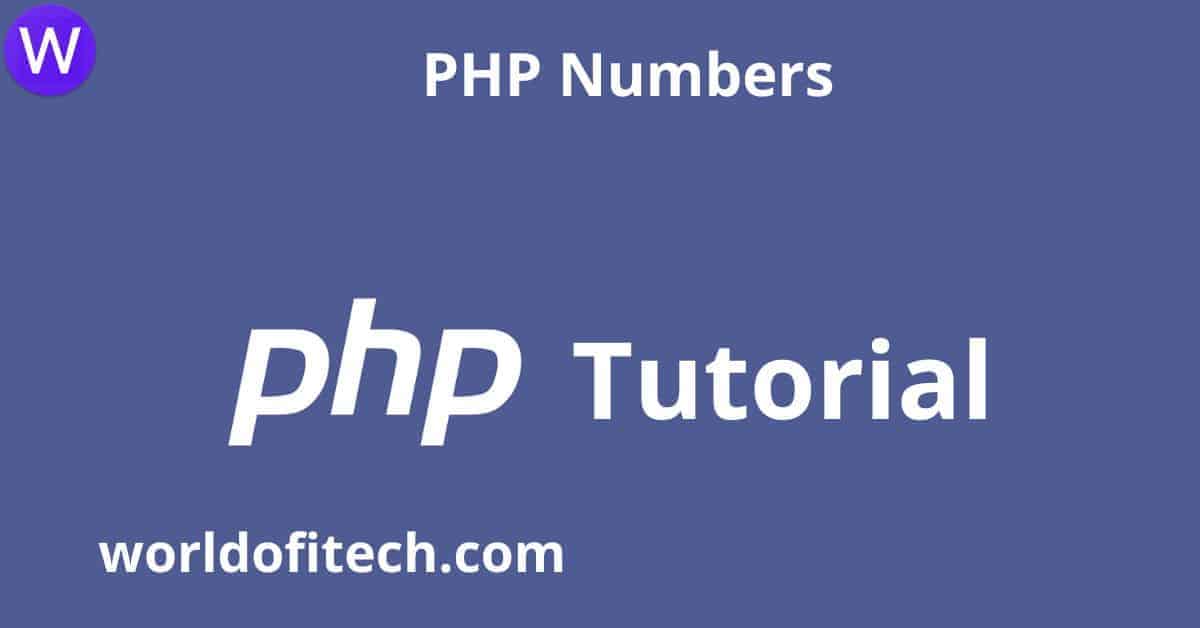 PHP Numbers – worldofitech