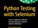 Python Testing With Selenium Wow Ebook