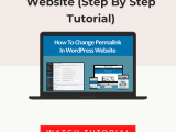 How To Change Permalinks Settings In Wordpress