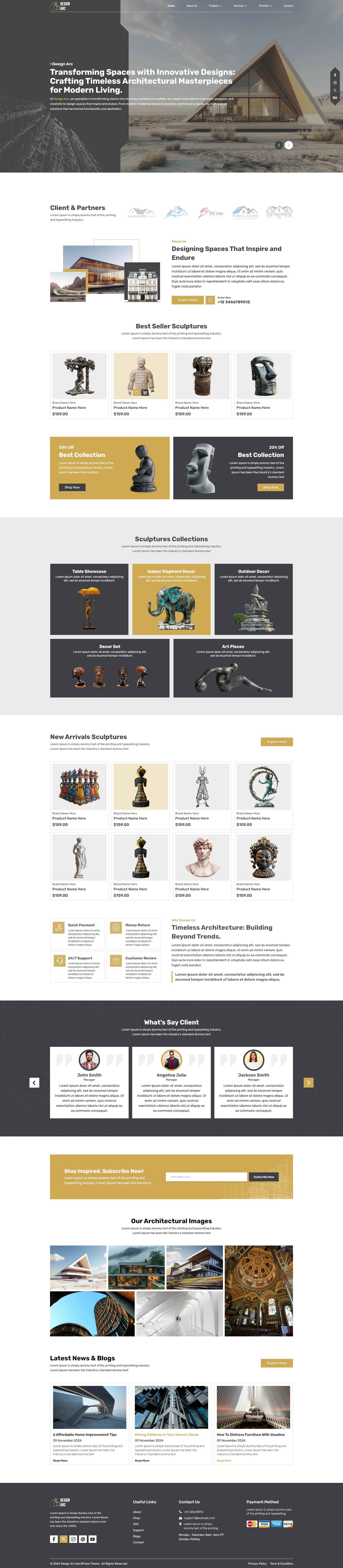 Architect Wordpress Theme For Modern Design Innovations
