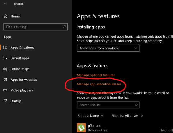 How To Set App Execution Aliases On Windows 10 Easily 8815