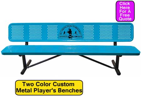 Personalized Metal Benches | | commercialbathroomequipment