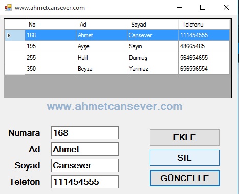 DataView RowFilter Kullanarak Filtreleme (Like Kullanımı) – Web Tasarım & Programlama
