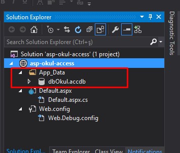 ASP.NET Access Veritabanı Bağlantısı (Select – Insert – Update -Delete) – Web Tasarım & Programlama