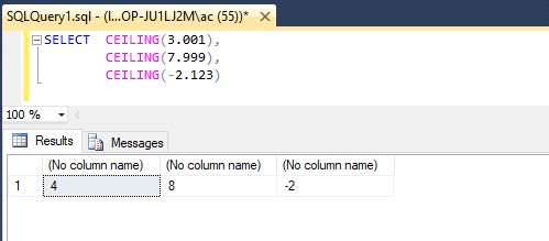 SQL Matematiksel Fonksiyonlar – Web Tasarım & Programlama