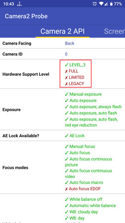 How to Check Camera2 API Status on Android Phones [enabled/disabled]