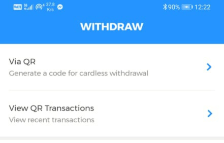 BDO ATMs with fingerprint scanner and QR support