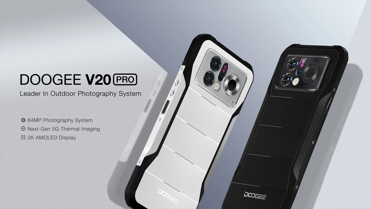 DOOGEE V20 Pro now official, features built-in thermal imaging camera ...