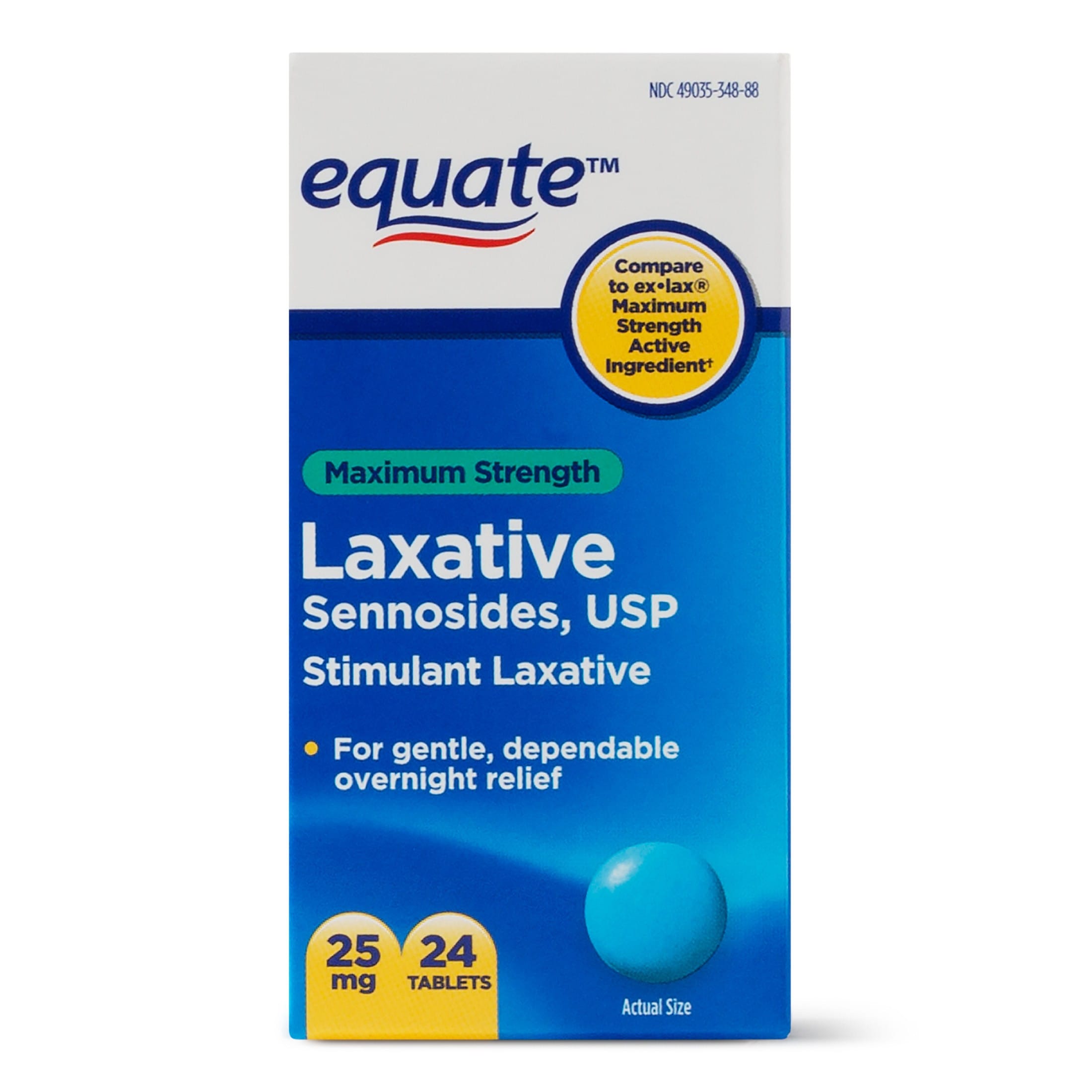 Equate Laxative Sennoside for Constipation Relief – 24 Tablets - Zenith ...