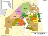 Jacksonville Zip Code Map Zip Code Mapped