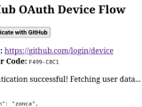 Authenticate To Github In The Browser With The Device Flow Andrea Zonca