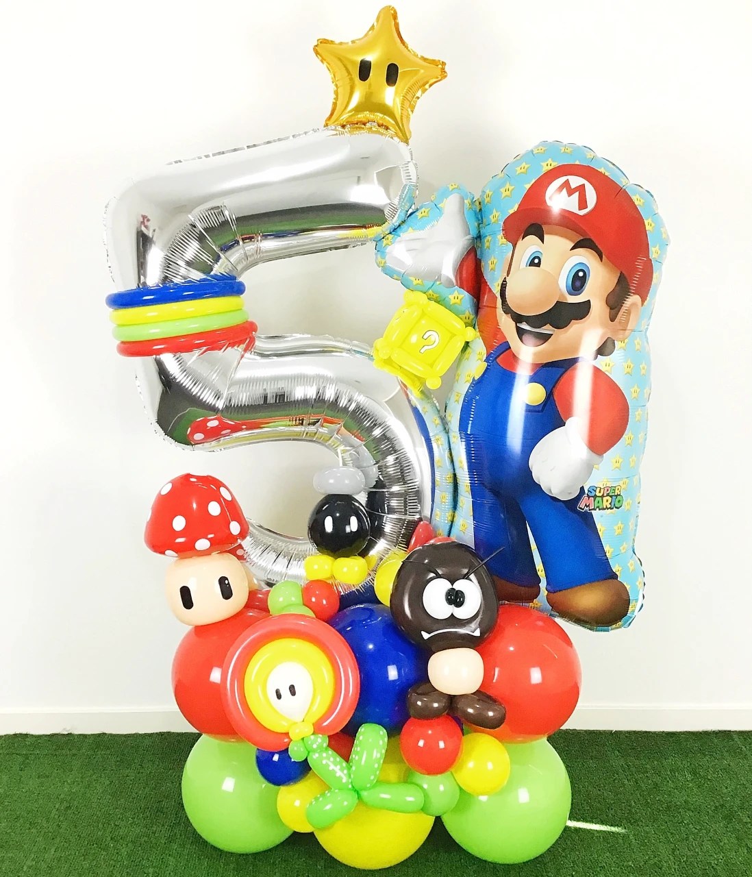 Mario Bros Balloons - 1 Super Mario Bros Foil Balloon