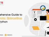 Guide To Text Data Extraction In Python X Byte