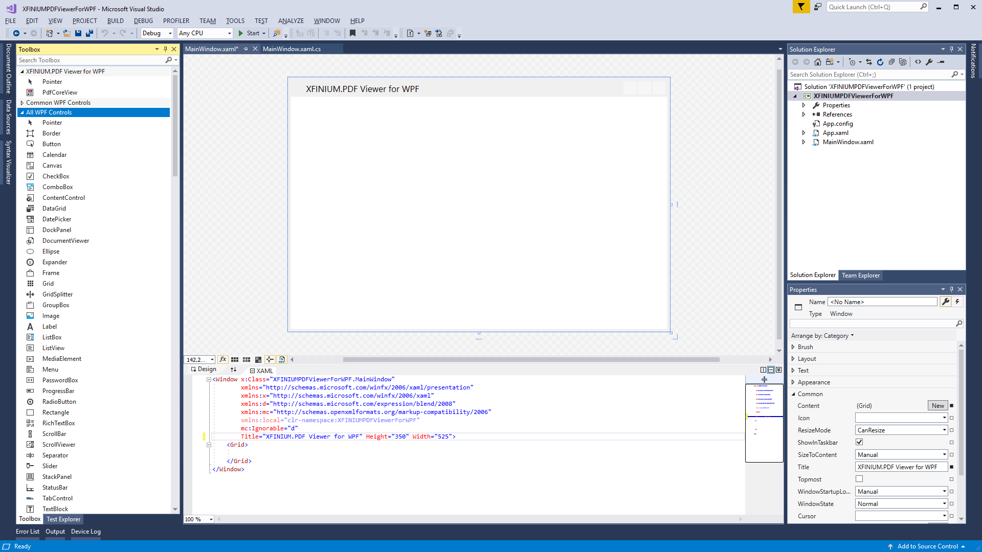 Getting started with XFINIUM.PDF Viewer in WPF applications - XFINIUM ... Getting started with XFINIUM.PDF Viewer in WPF applications - XFINIUM ...