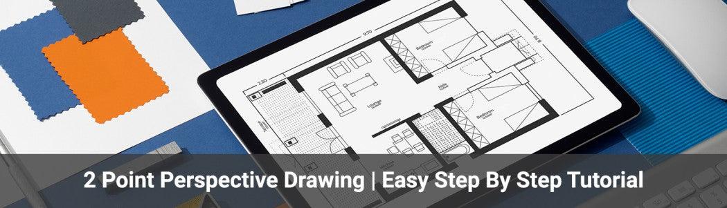 2 Point Perspective Drawing Easy Step By Step Tutorial Xppen India