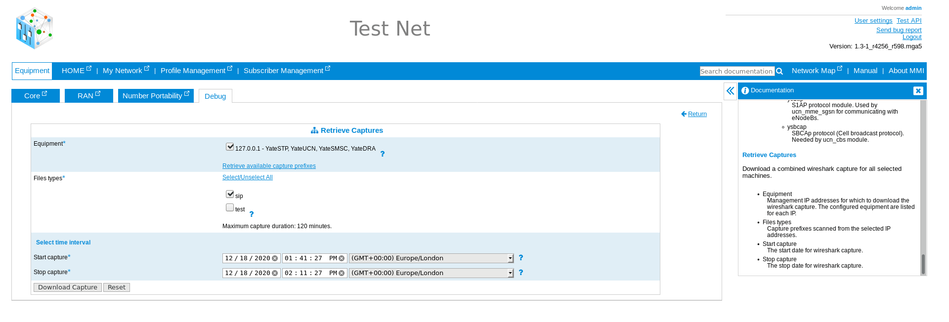 Retrieve the aggregated captures for YateMMI - YateBTS - LTE & GSM ...
