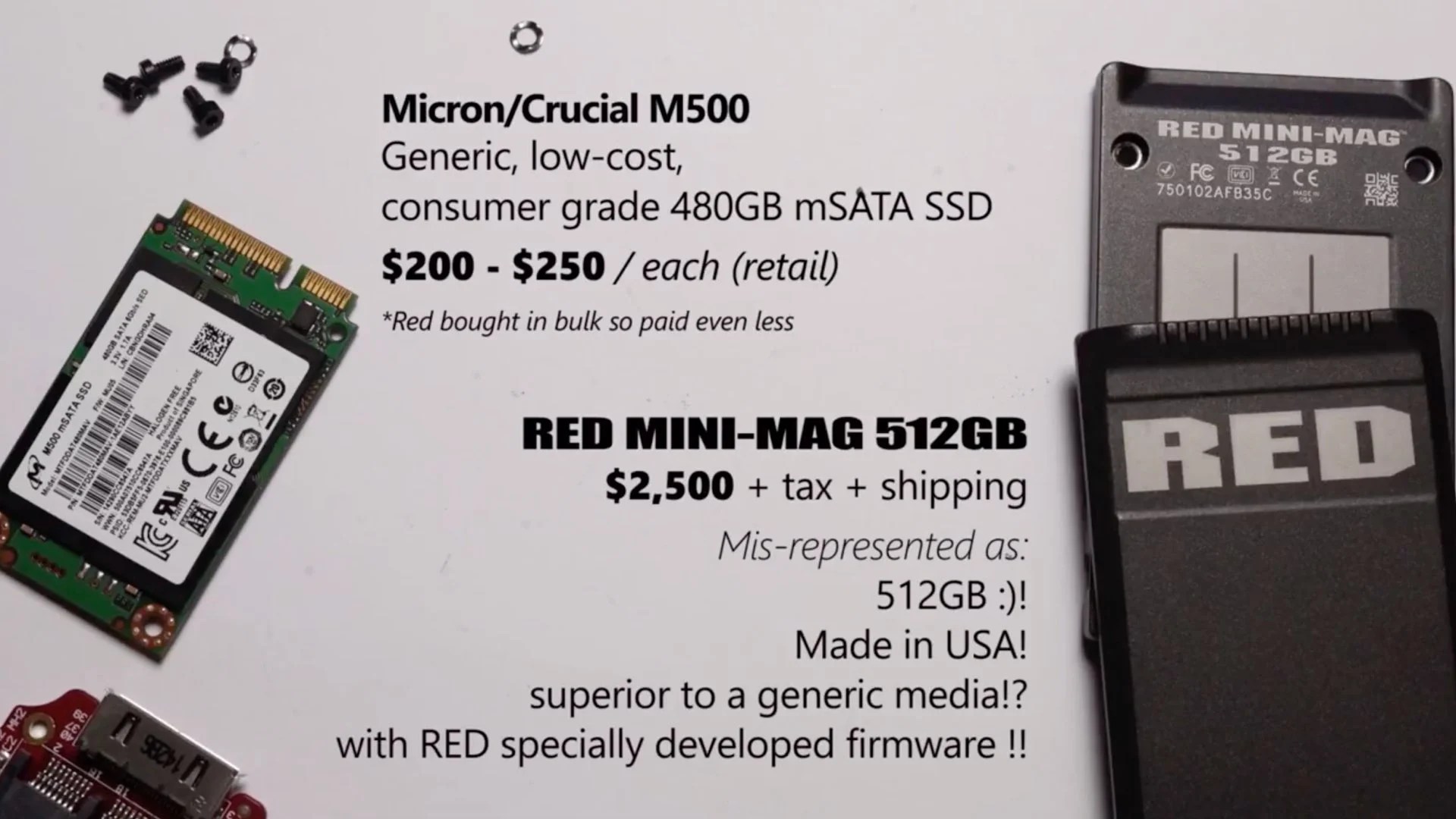 RED Mini-Mags: Why Are They So Expensive? - YMCinema - The Technology ...