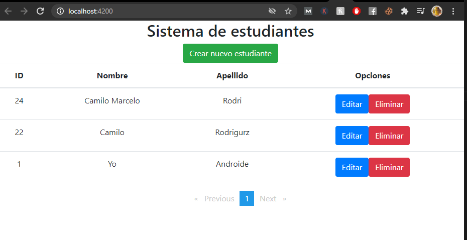 CRUD Angular y Firebase completo desde cero con paginación en tabla - Yo Androide