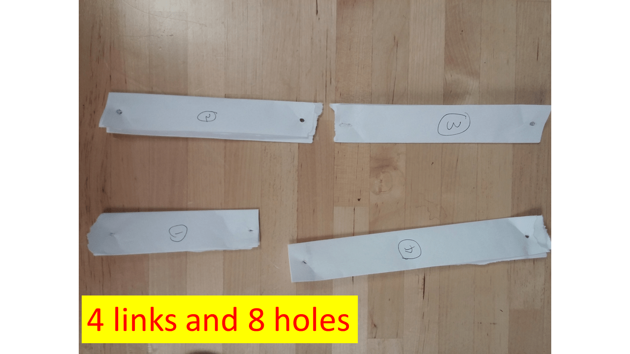 Four bar mechanism made of paper - Youngmok Yun: Roboticist in Austin