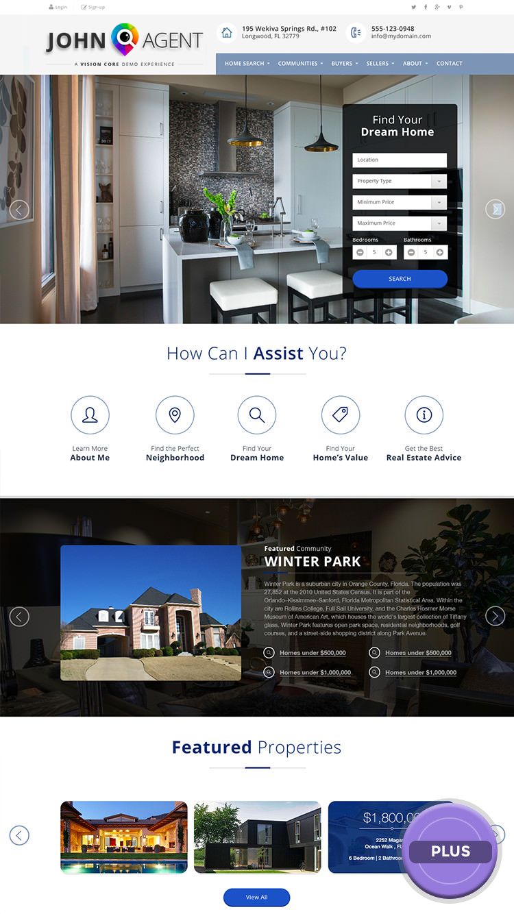 Real Estate Web Design + Real Estate Lead Generation Tools