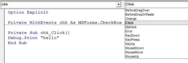 UserForm Event Class – Multiple Control Types - yoursumbuddy