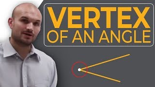 What is the vertex of an angle?