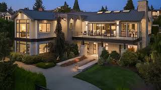 Inside a $11.5M Gated Clyde Hill Estate With Lake Washington Views