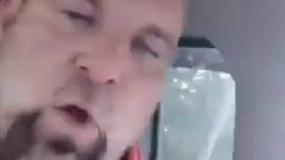 gunga ginga guy screams in his car