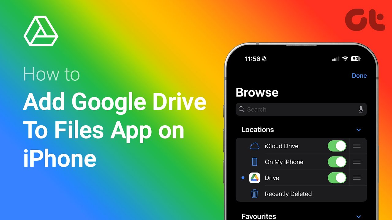 How To Add Google Drive To Files App On Iphone Access Google Drive