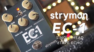Strymon // EC-1 Single Head dTape Echo (Stereo Demo)