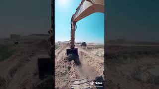 Sloping a trench