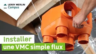 How to install a single-flow CMV? Leroy Merlin