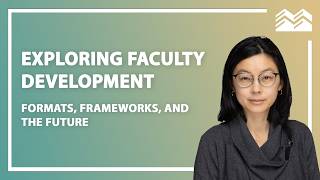 Exploring Faculty Development | Dr. X. Catherine Tong | MERIT Rounds