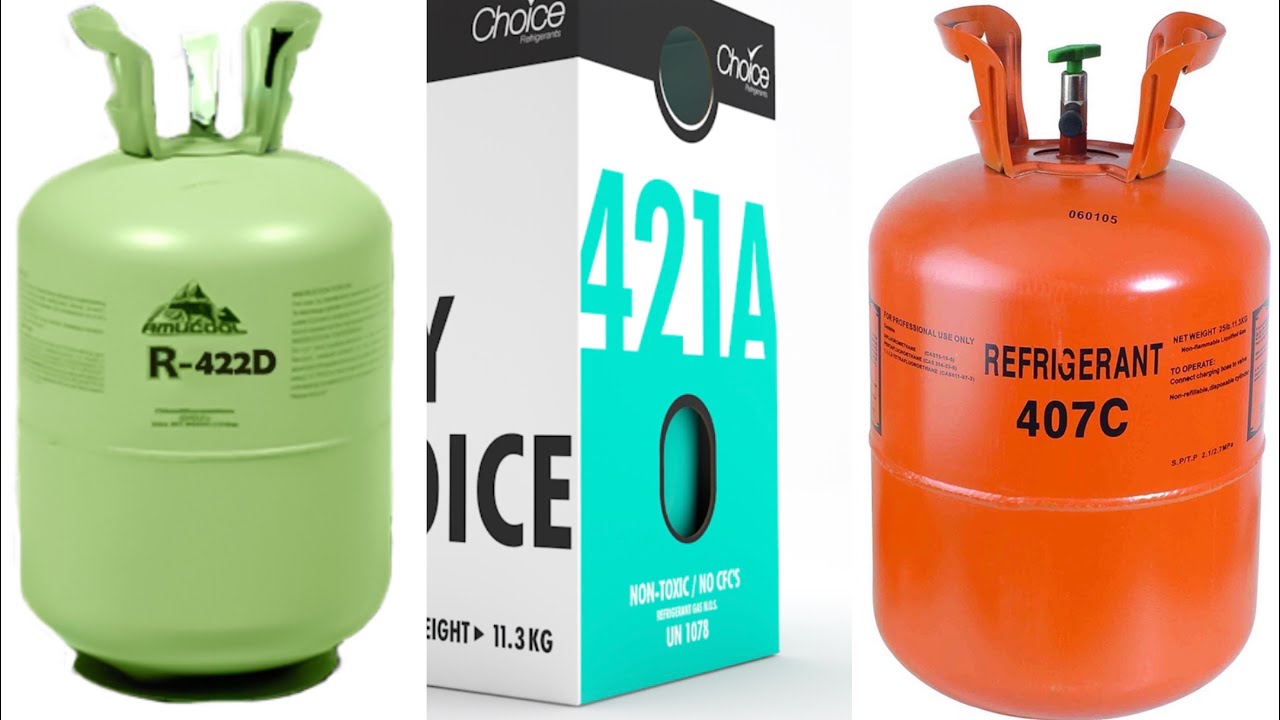 Properties Of R422d R407c And R421a R22 Replacement Refrigerants
