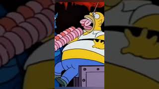 Homer eats all the Donuts in the world!?! 🍩 🌍 😂 #shorts #thesimpsons