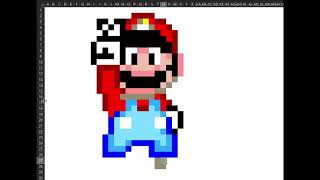 Drawing Mario in Excel   Pixel Art