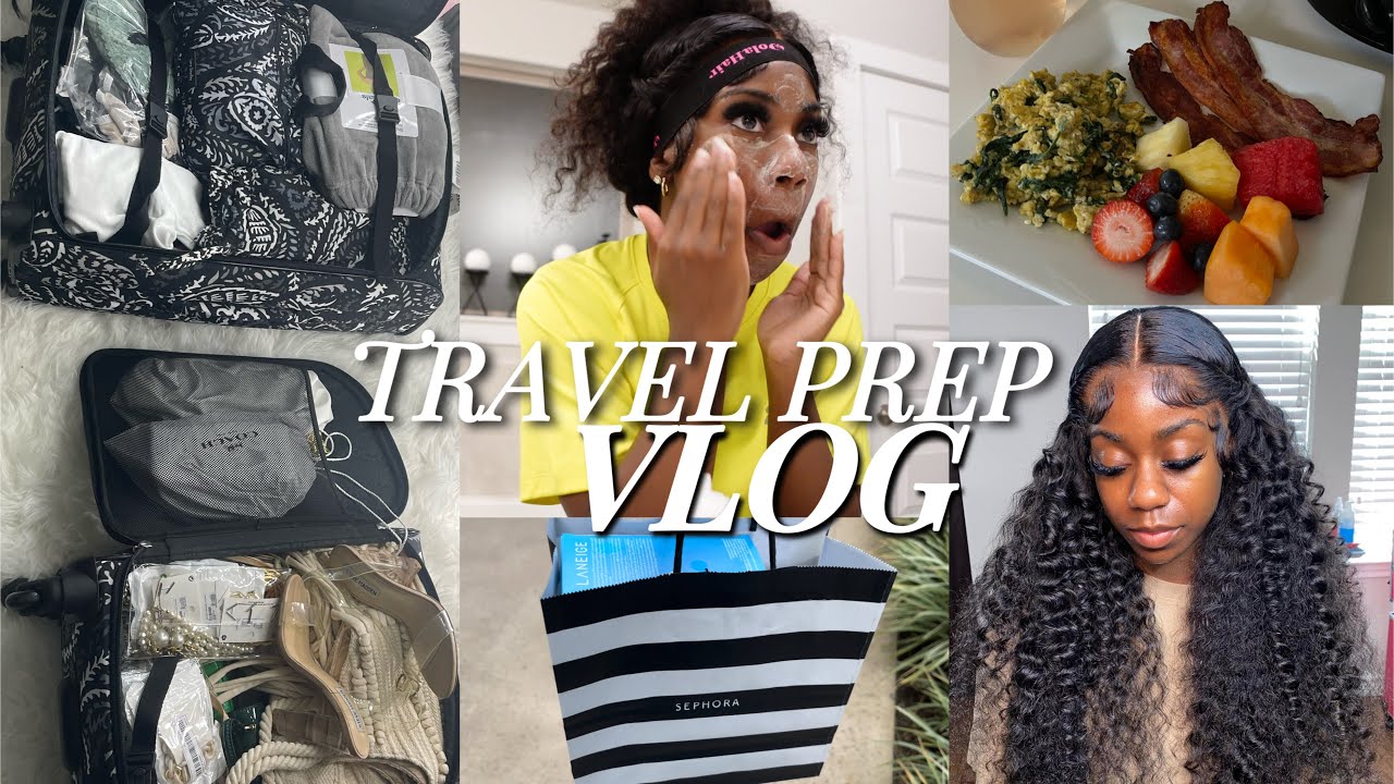 Travel Prep Vlog New Skincare Routine Lots Of New Buys Packing