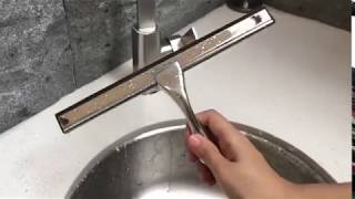 How to clean counter with a squeegee?-LUTAVOY KW16 cleaning squeegee
