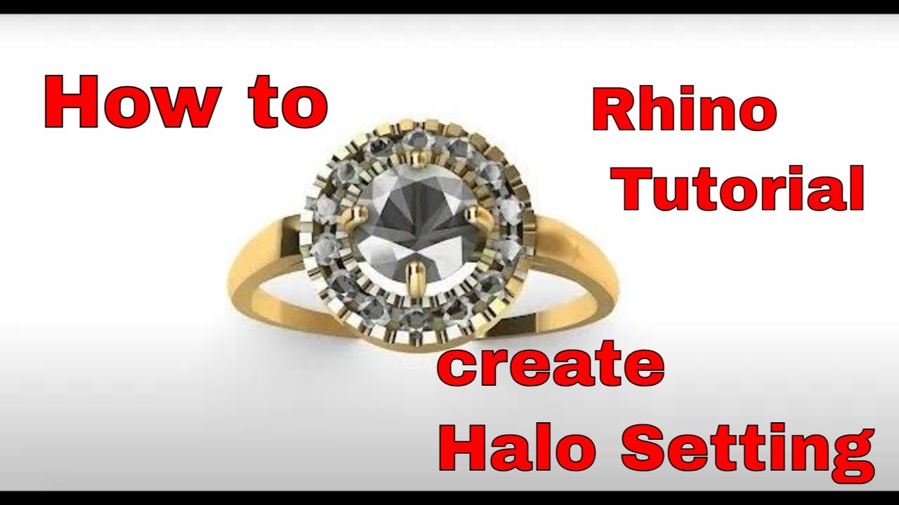 Halo Ring In Rhino 3d Rhino Tutorial Rhino Tips And Tricks Prong And