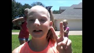 1,2,3 Person Acro Stunts! Ft. Carlie and Audrey//Sara Hughes