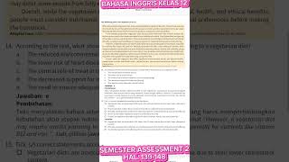 BAHASA INGGRIS KELAS 12 SEMESTER ASSESSMENT 2 HAL. 139-148 #intanpariwara #bahasainggris #kurmer