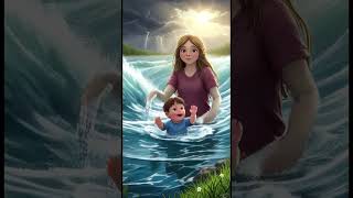 A small toddler is crying loudly with tears running down  #aivideo #aianimation #ai