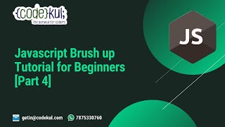 Angular 7 - Javascript Brush up Tutorial for Beginners [Part 4]