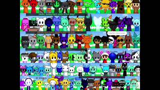 Sprunki Spruted Remastered (Complete) - All Characters Together