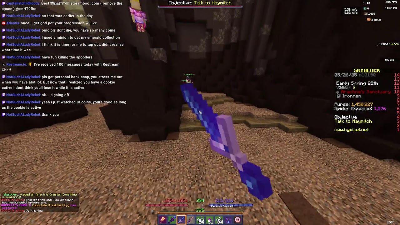 Ironman Day 53 Hypixel Skyblock Youtube