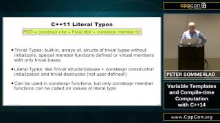 CppCon 2015: Peter Sommerlad “Variable Templates and Compile-Time Computation with C++14