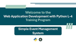 Part-1: Simple Event Management System Project using Django | Django Tutorial