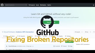 Github: Fixing Broken Repositories